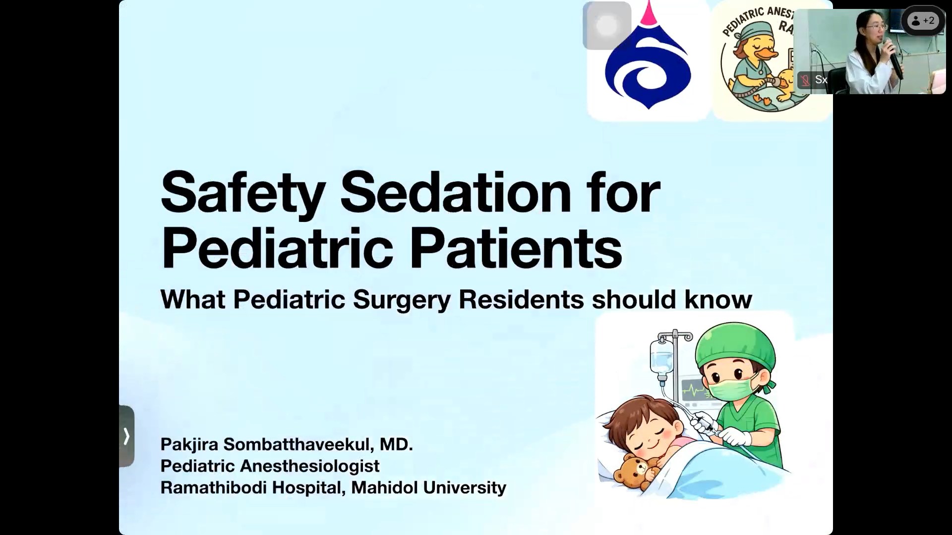 Safety Sedation: Pakjira Sombatthaveekul,MD. (08/01/26) | ภาควิชา ...