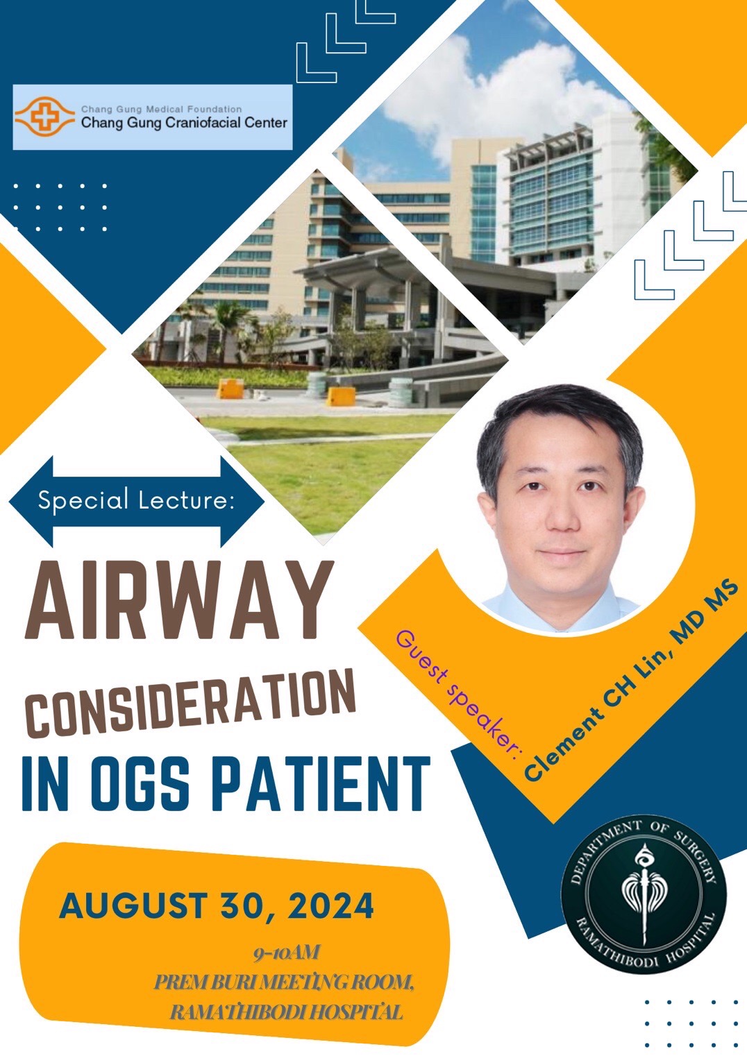 Airway in OGS patient: Clement CH Lin,MD. (30/08/24) | ภาควิชา ...